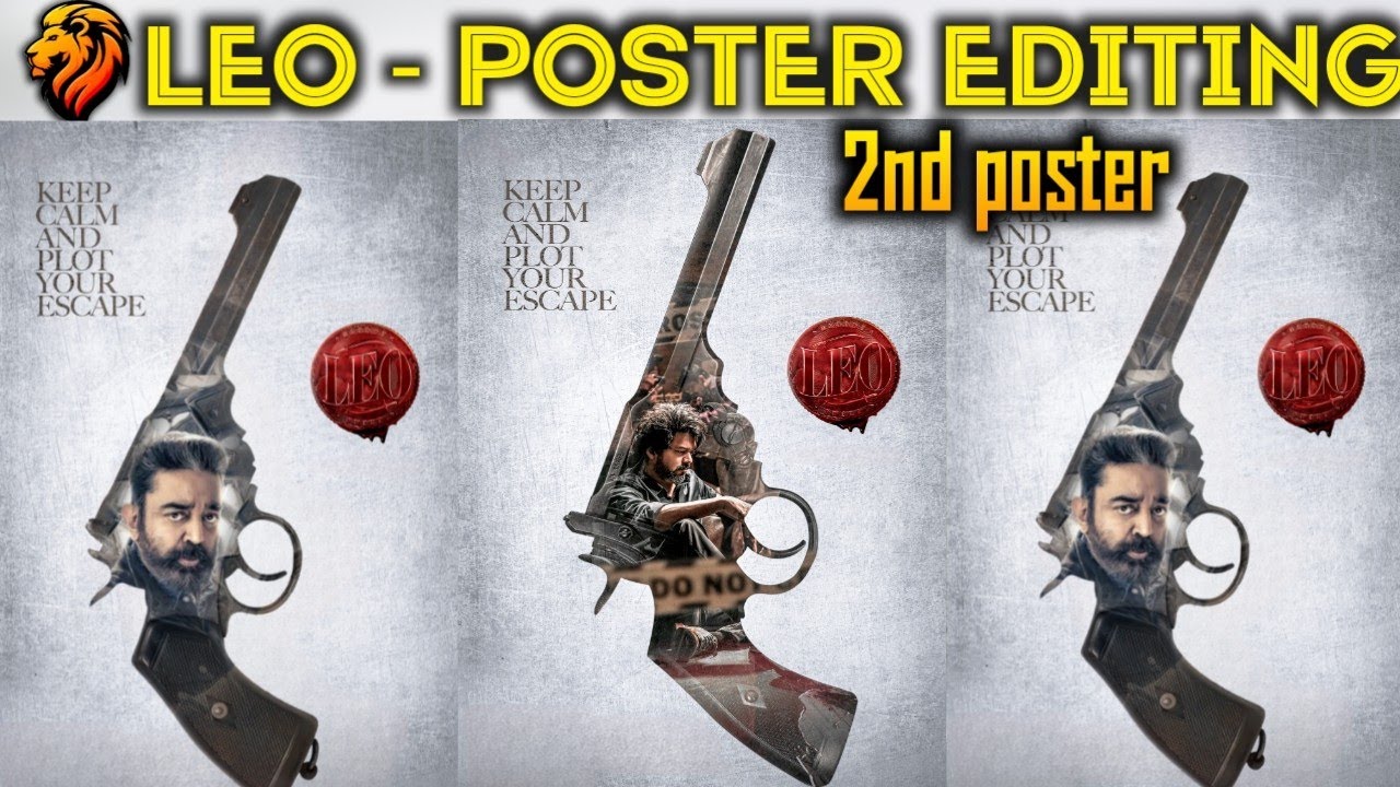 Leo- Poster Editing part-2 |leo kannada poster feast editing|Keep calm ...