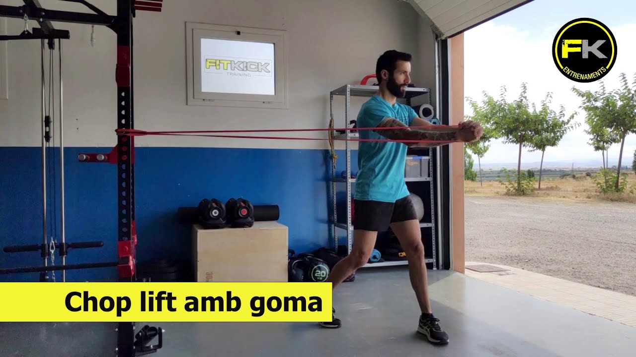 Chop lift amb goma - YouTube
