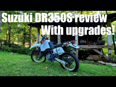 Suzuki DR350S review with upgrades and accessories - YouTube