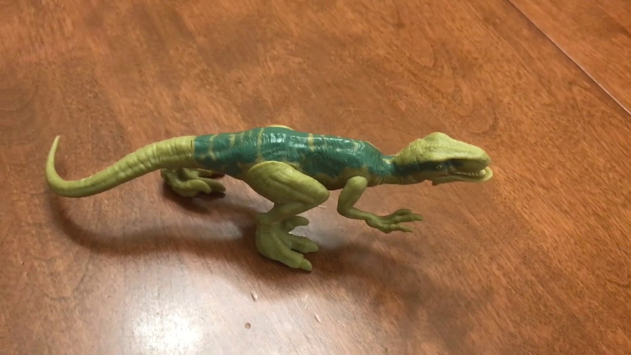 Jurassic World Dino Rivals velociraptor Echo toy review - YouTube