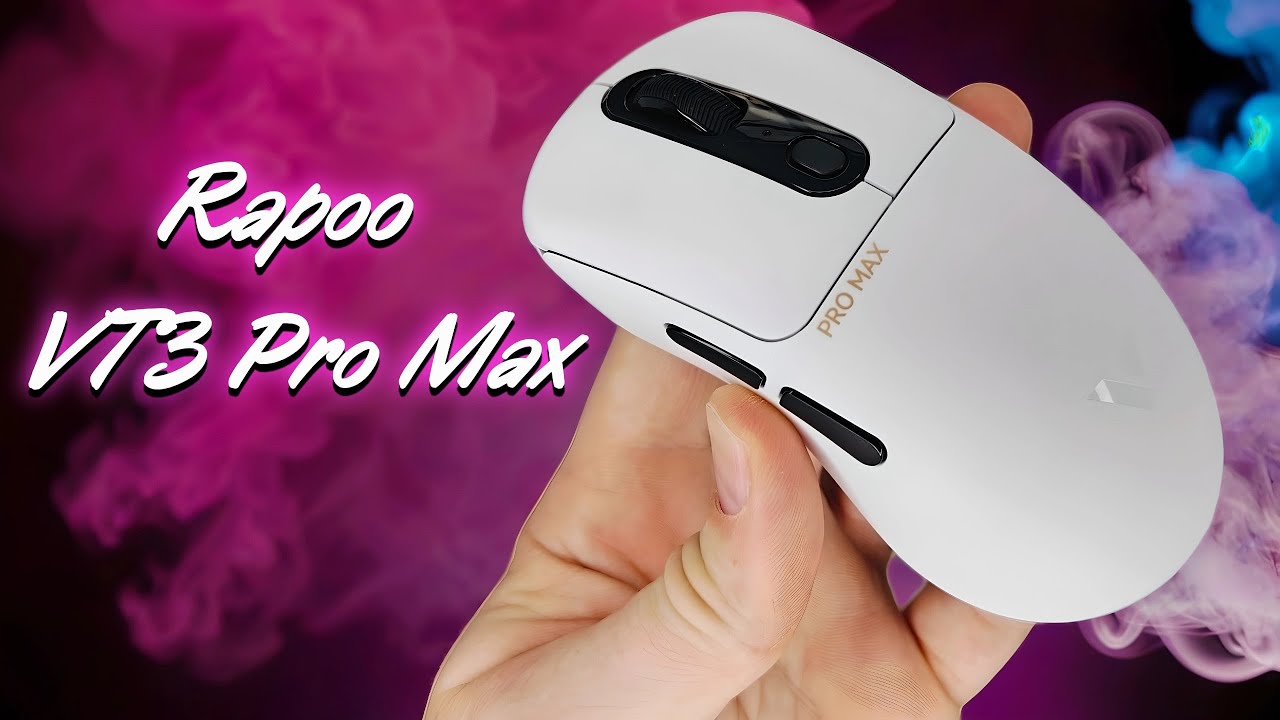 Первый взгляд на Rapoo VT3 Pro Max - настоящая киберспортивная мышь ...