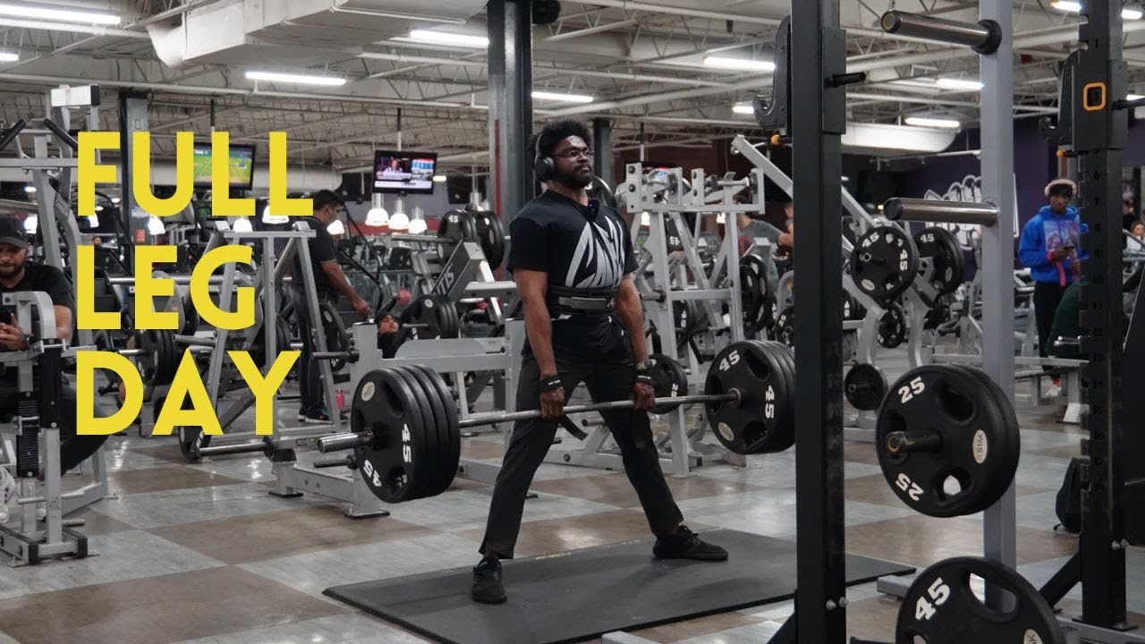Full Leg Day - YouTube