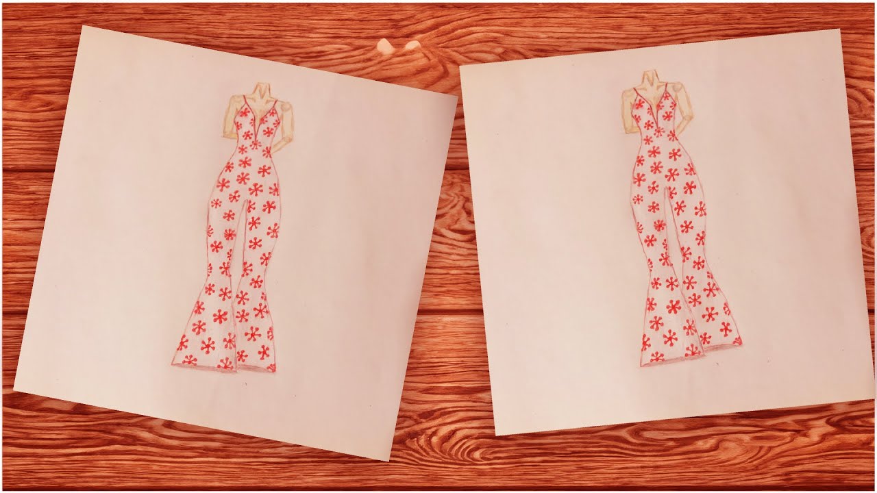 How to Design a Stunning Female Dress | Step-by-Step Instruction - YouTube
