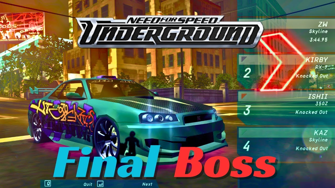 NFS Underground Definitive Edition - (Full Game play & Walk Through ...