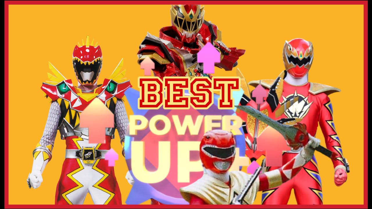 Best Red Dino Ranger Power Up | National Power Rangers Day - YouTube