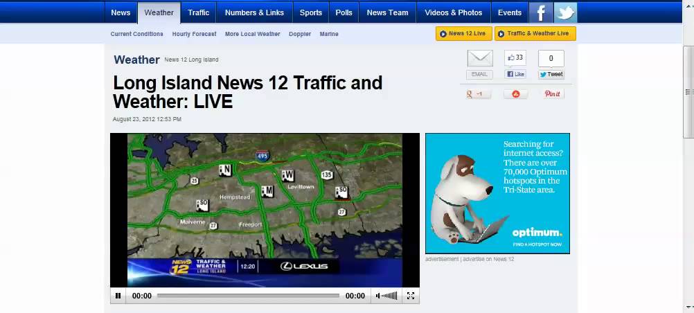 News 12 weather and traffic - YouTube