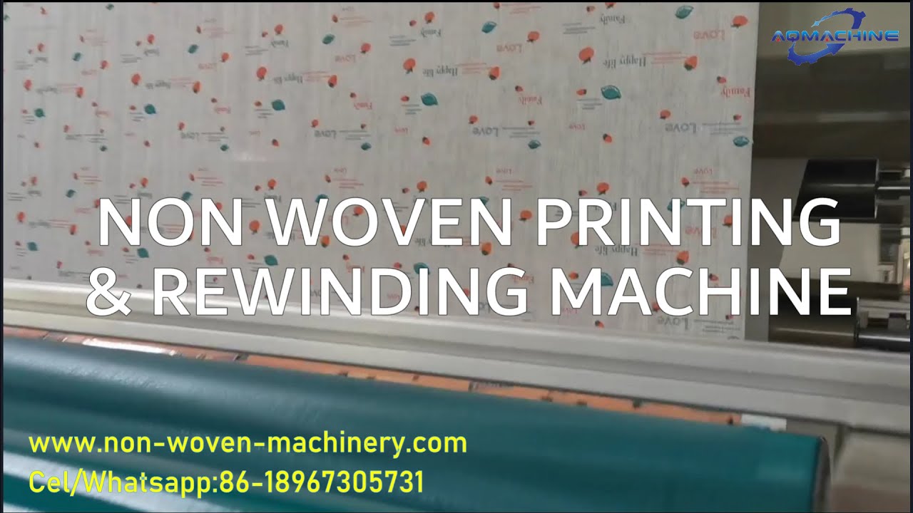 Non Woven Printing And Rewinding Machine | Non Woven Printing Machine ...