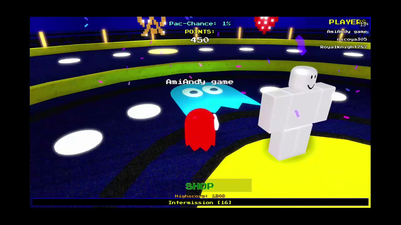 PAC MAN DANS ROBLOX ! Roblox - YouTube