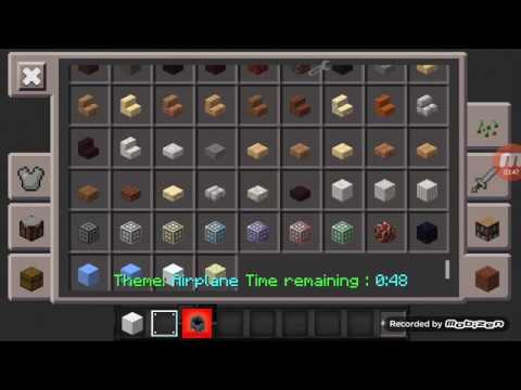 Minecraft pe build battle bölüm 1:uçak yaptim