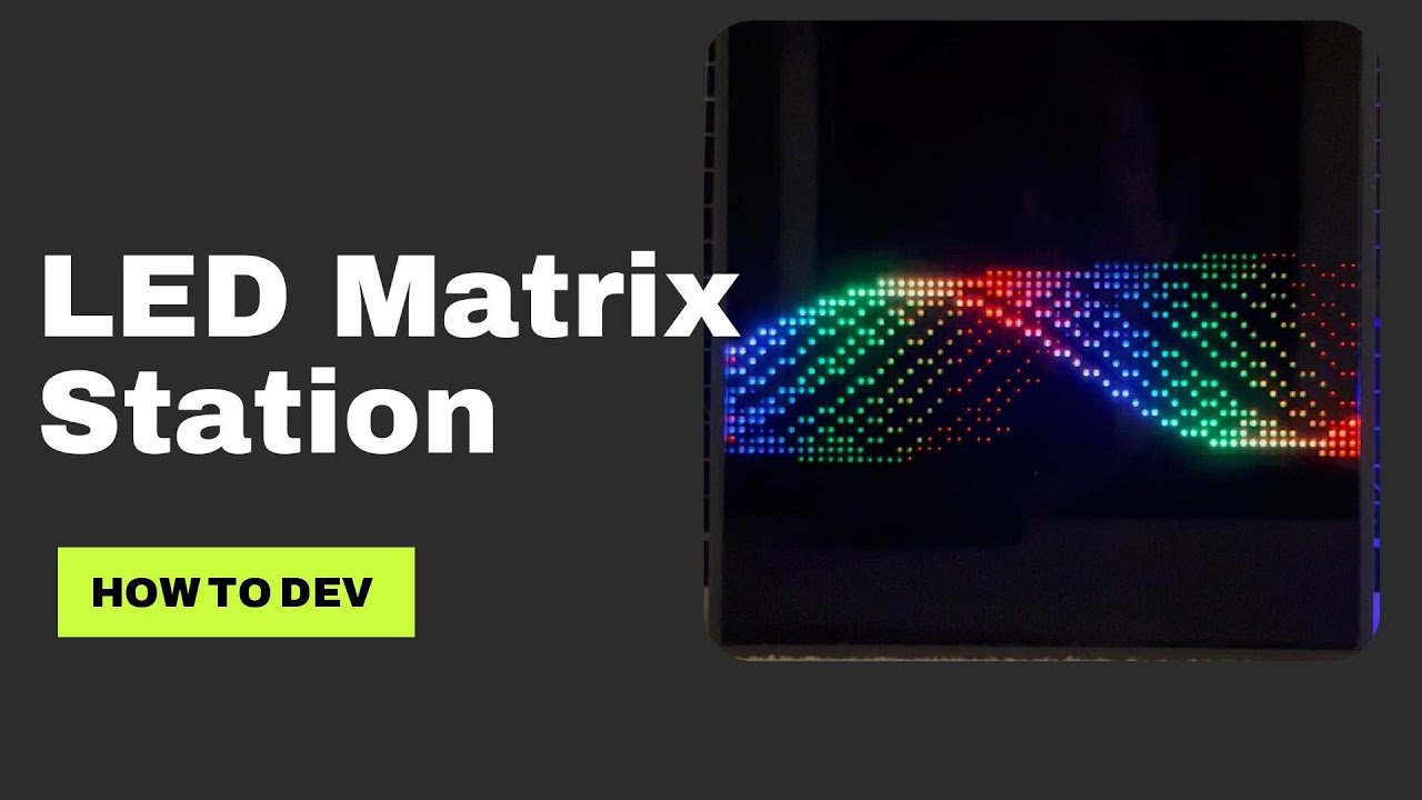 LED Matrix 64 Station v1.1 - YouTube
