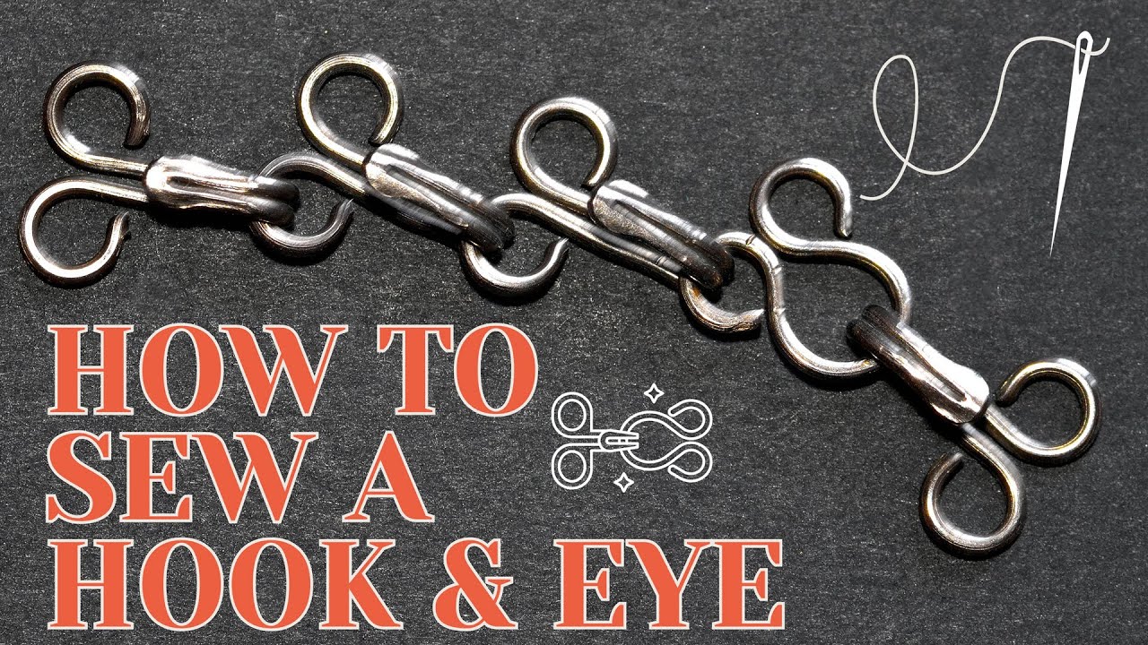 How to Sew a Hook and Eye - YouTube