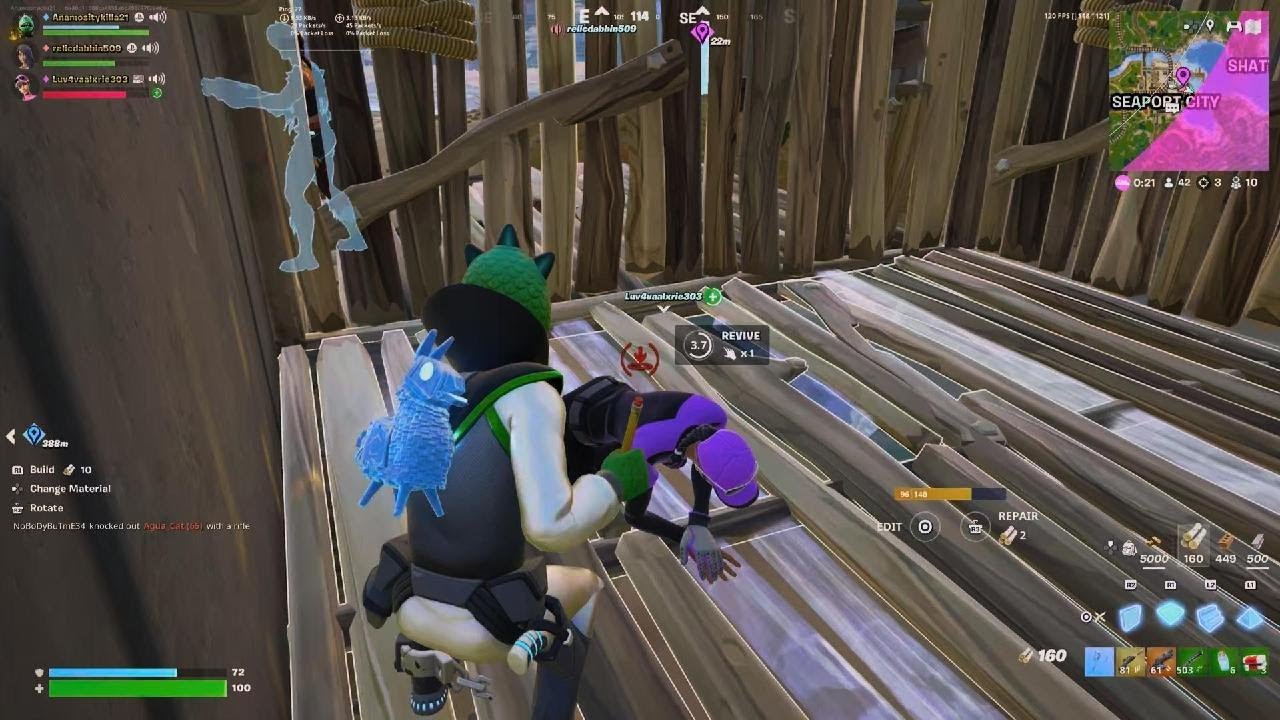 Fortnite first fiber win - YouTube