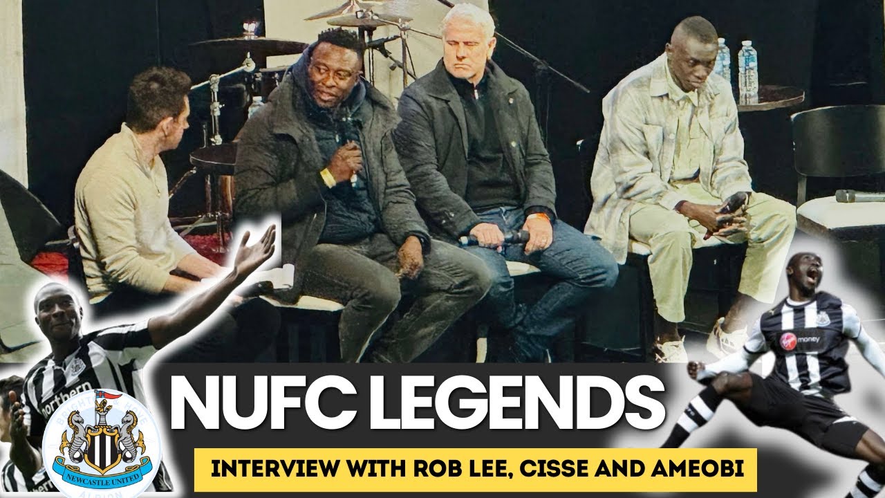 NUFC Legends Interview SPECIAL! - Rob Lee, Shola Ameobi and Surprise ...