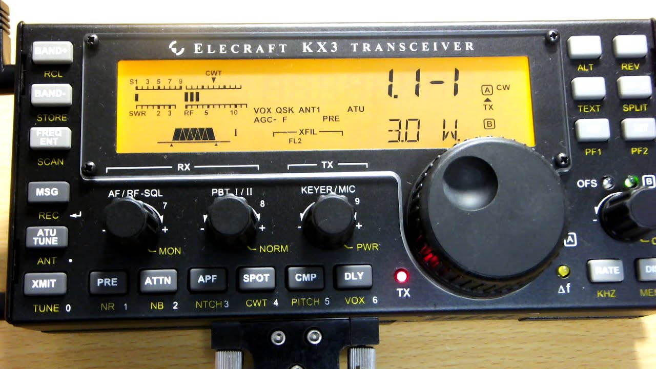 Elecraft KX3 ATU testing - YouTube