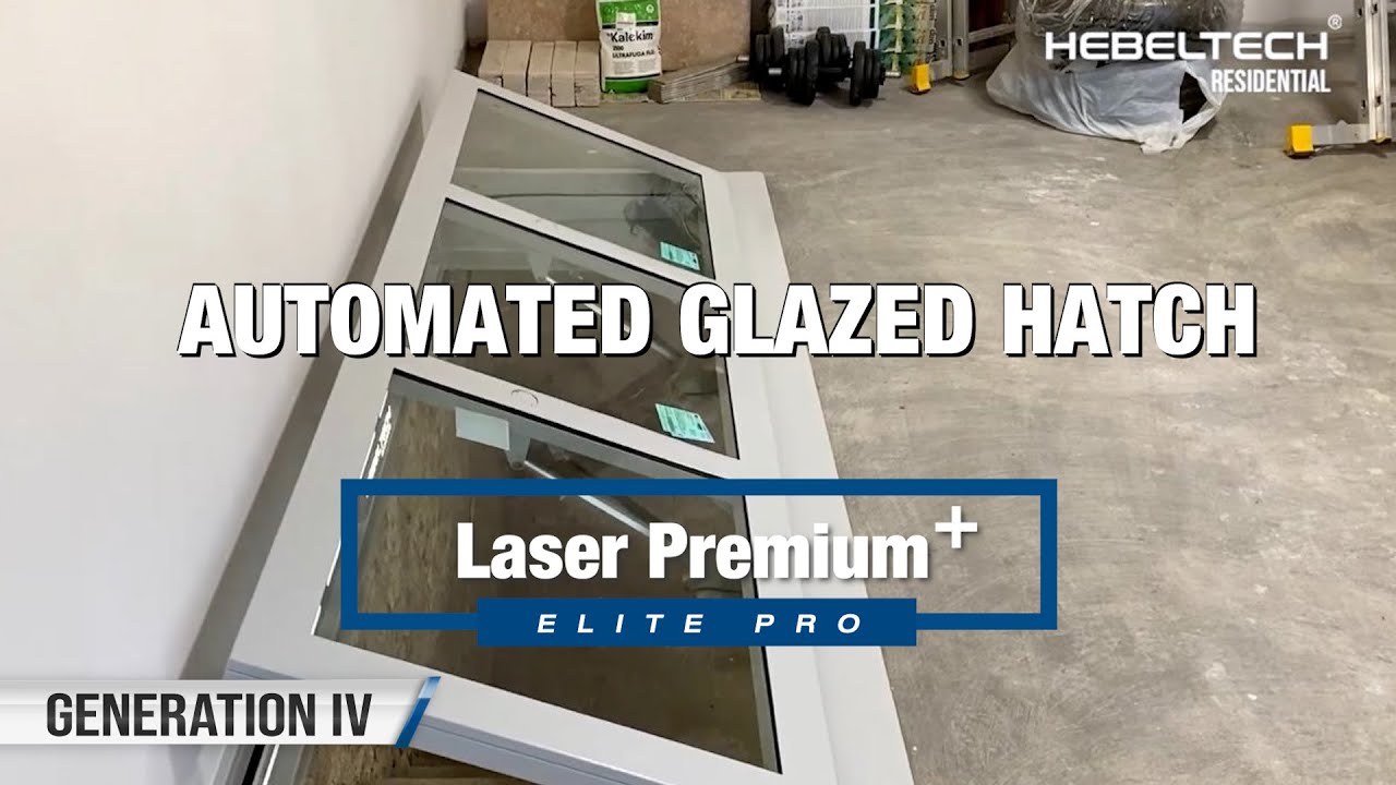 Automated Glazed Basement Hatch with sensor + illumination systems ...