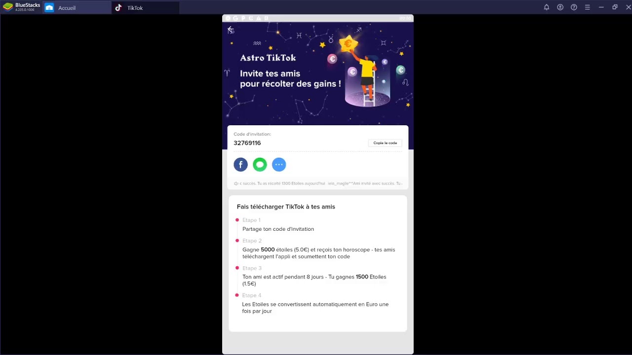 LIVE TIK TOK METTEZ MON CODE TIKTOK EST JE M ABONNE - YouTube