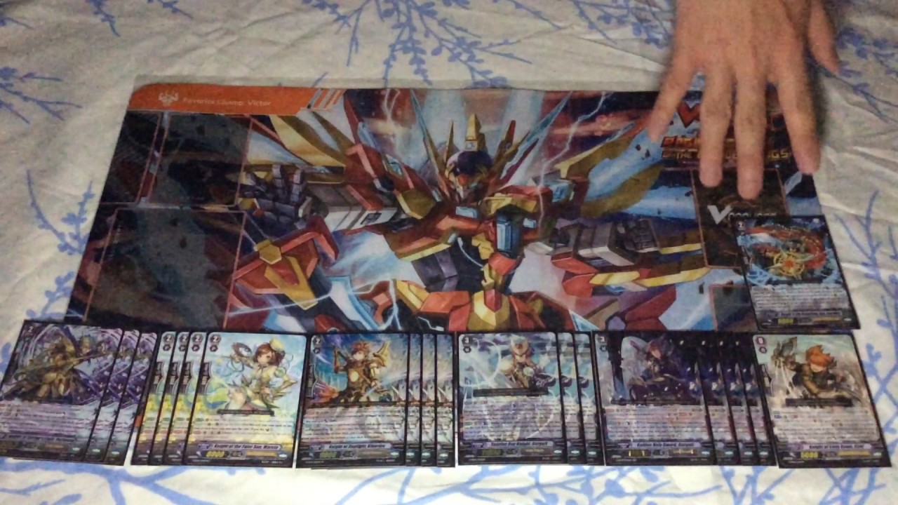 CardFight Vanguard: Golden Holy Sword, Gurguit Deck - YouTube