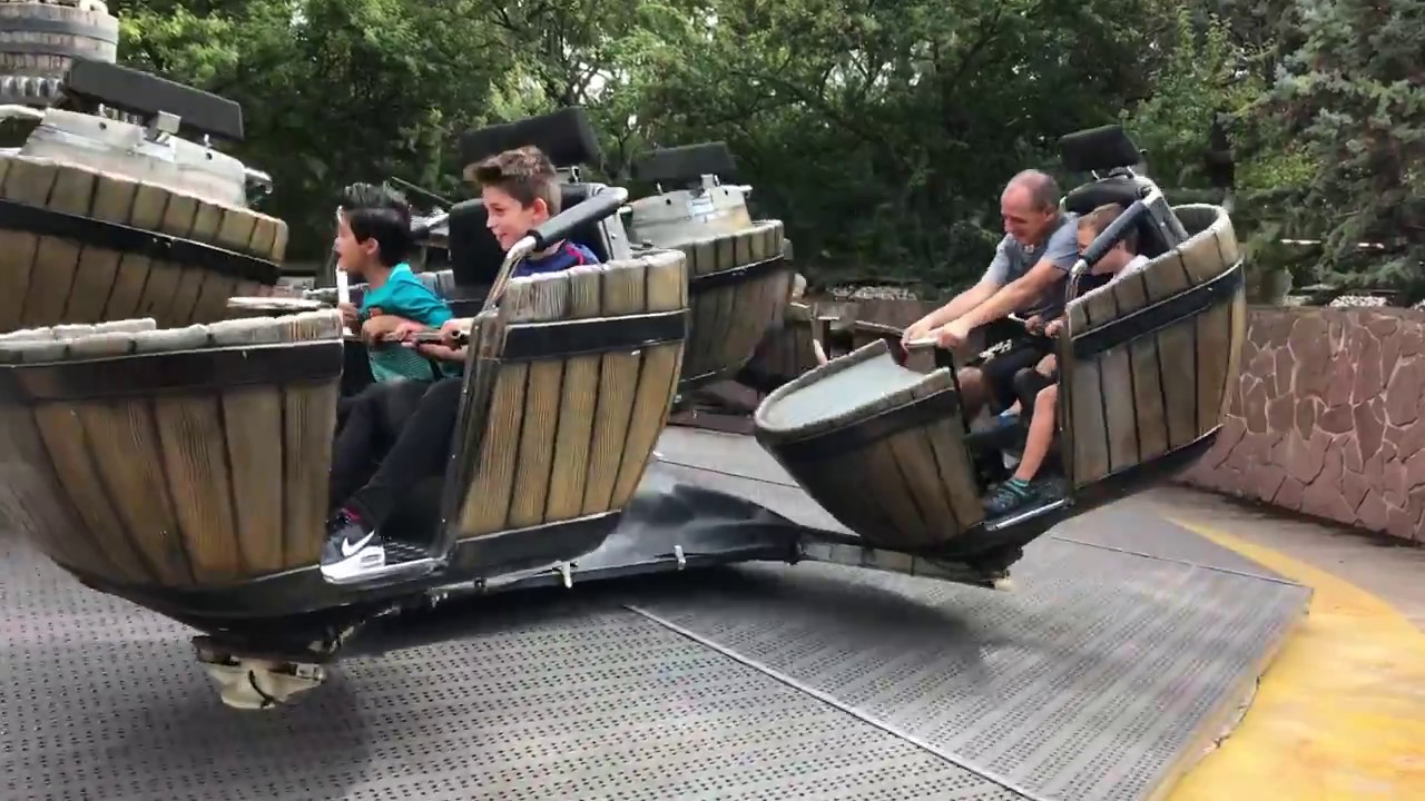 24 Crazy Barrels - PortAventura World Barcelona 2017 - YouTube