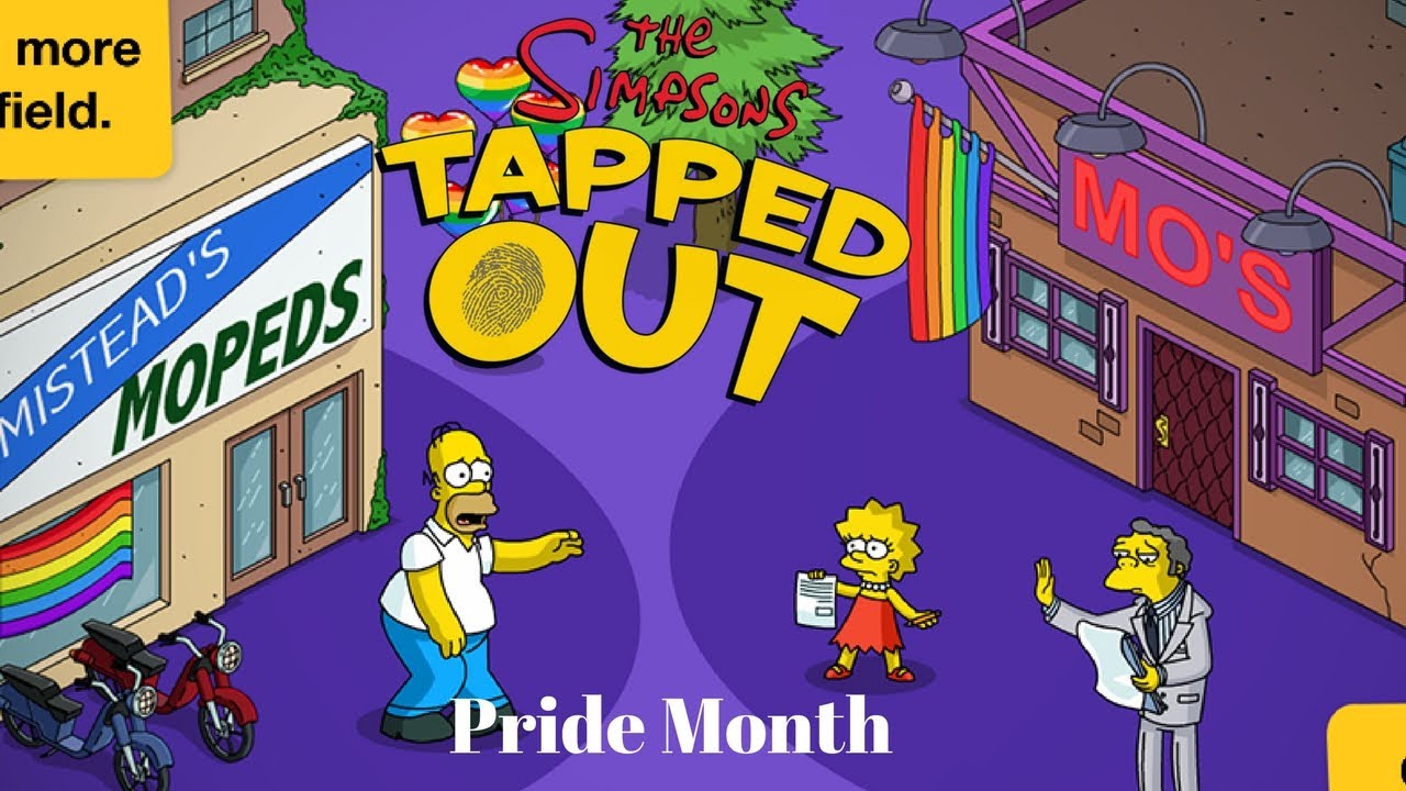 The Simpsons Tapped Out Pride 2017 Review - YouTube