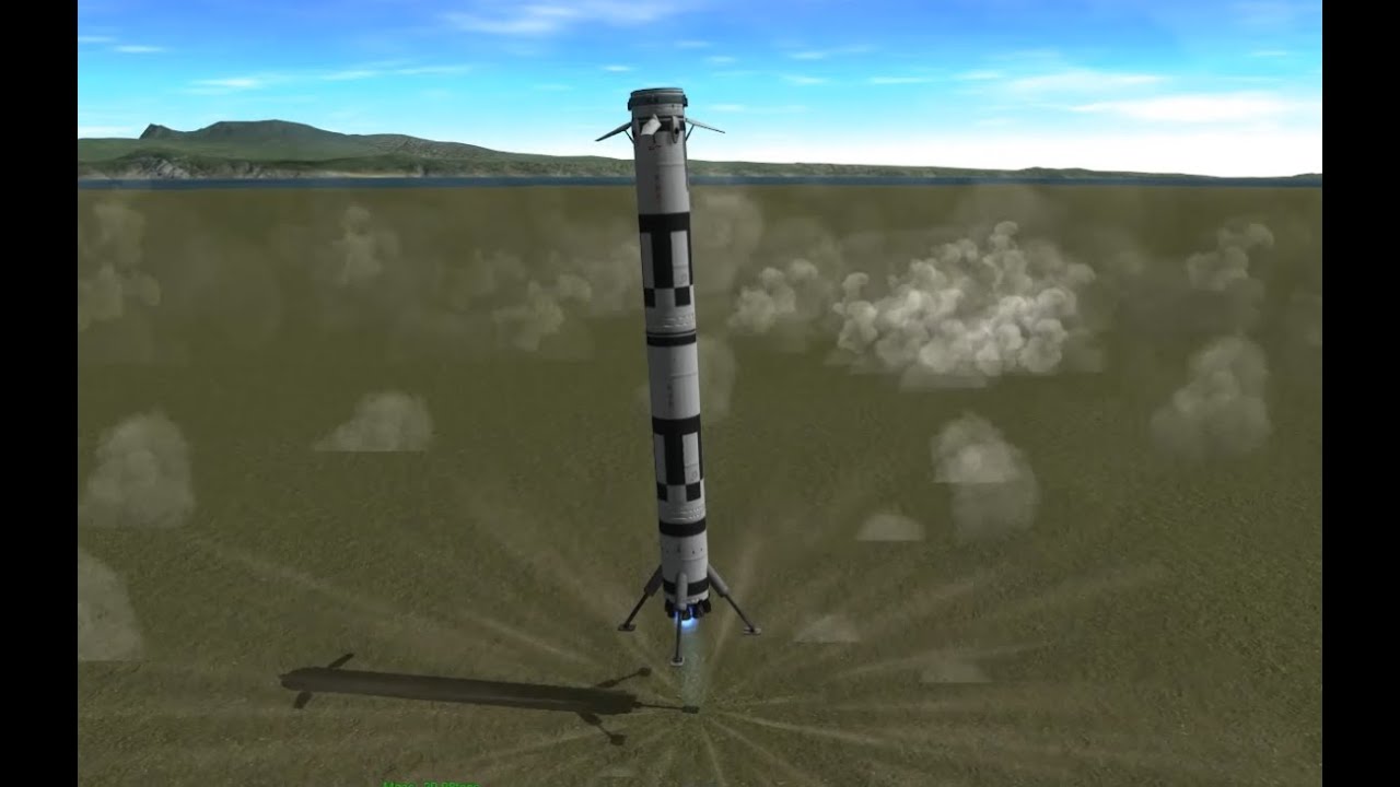 Kerbal Space Program- 100% Reusable Falcon 9 + Crew Dragon - YouTube