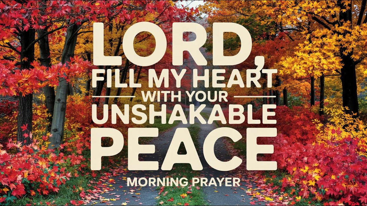 Lord, Grant Me Peace Amidst Life’s Storms - Powerful Prayer for Peace ...