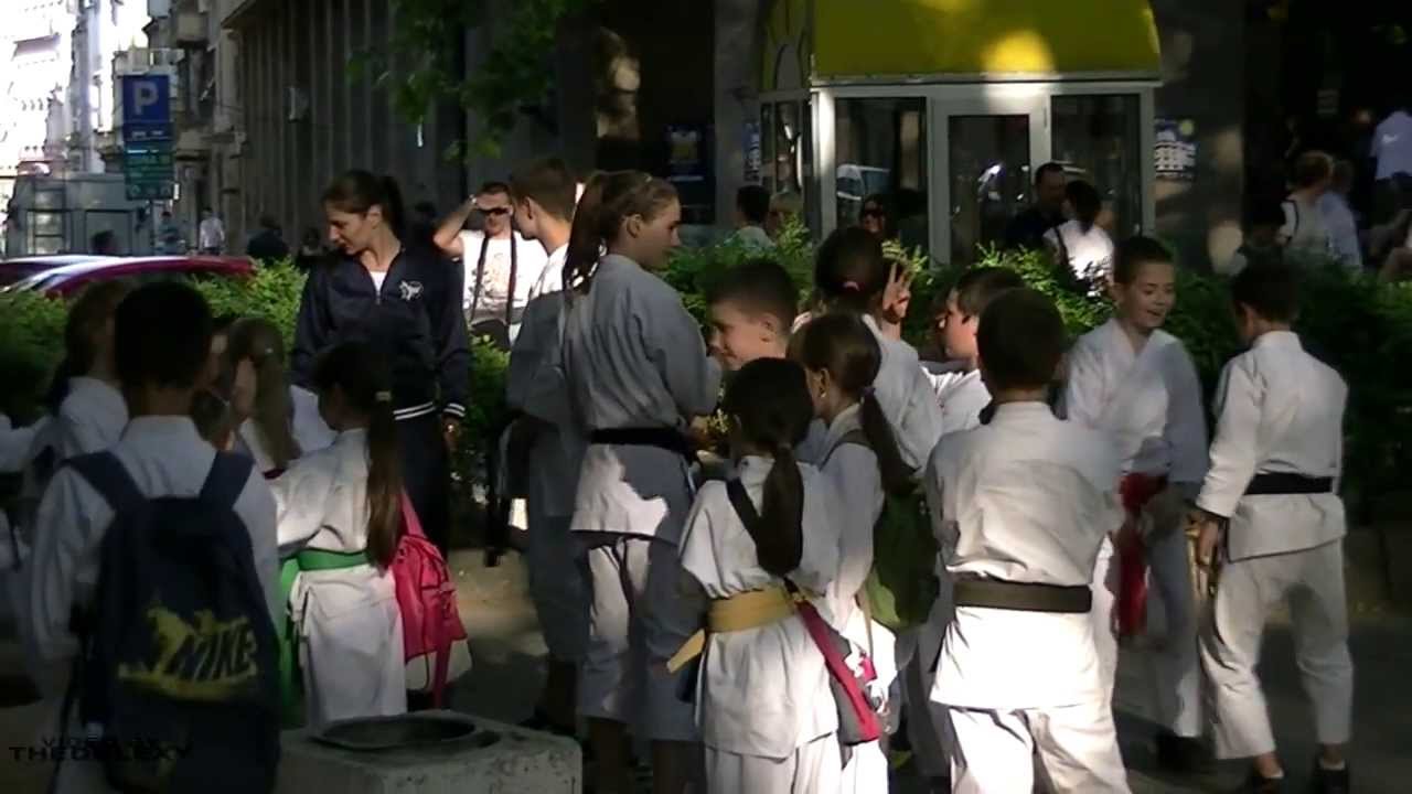 Mladi karatisti - Karate klub WASHIDE - Noc muzeja - Radio Beograd ...