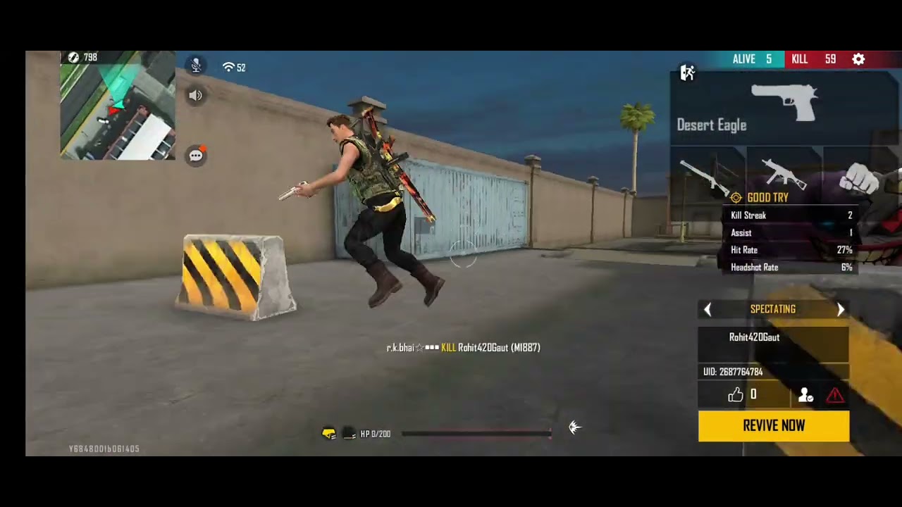 How to use deagle !!!! Free Fire - YouTube