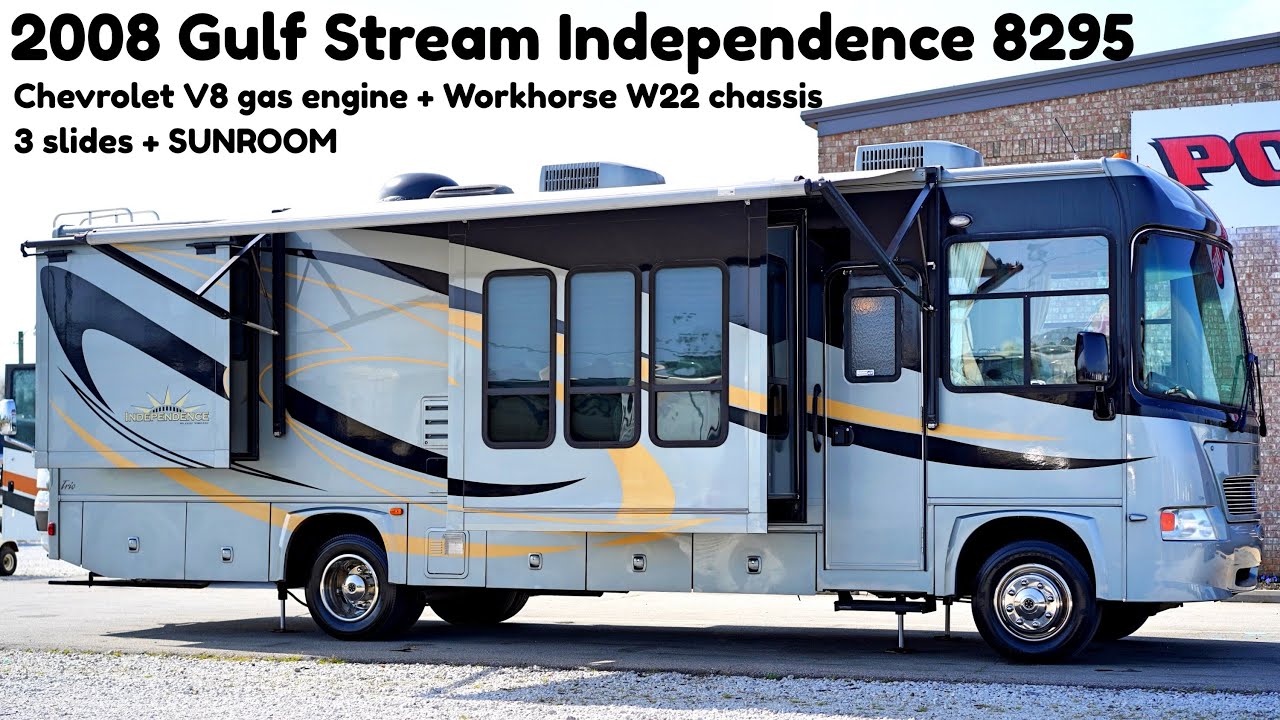 2008 Gulf Stream Independence 8295 A Class Chevrolet V8 Gas Motorhome ...