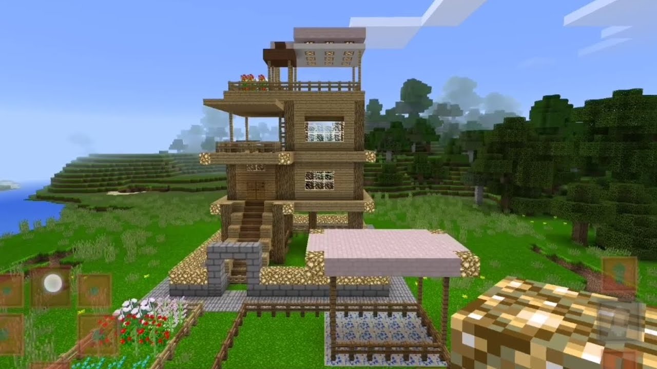 Minecraft Unique House Design #minecraft #minecrafthouse #like #share ...