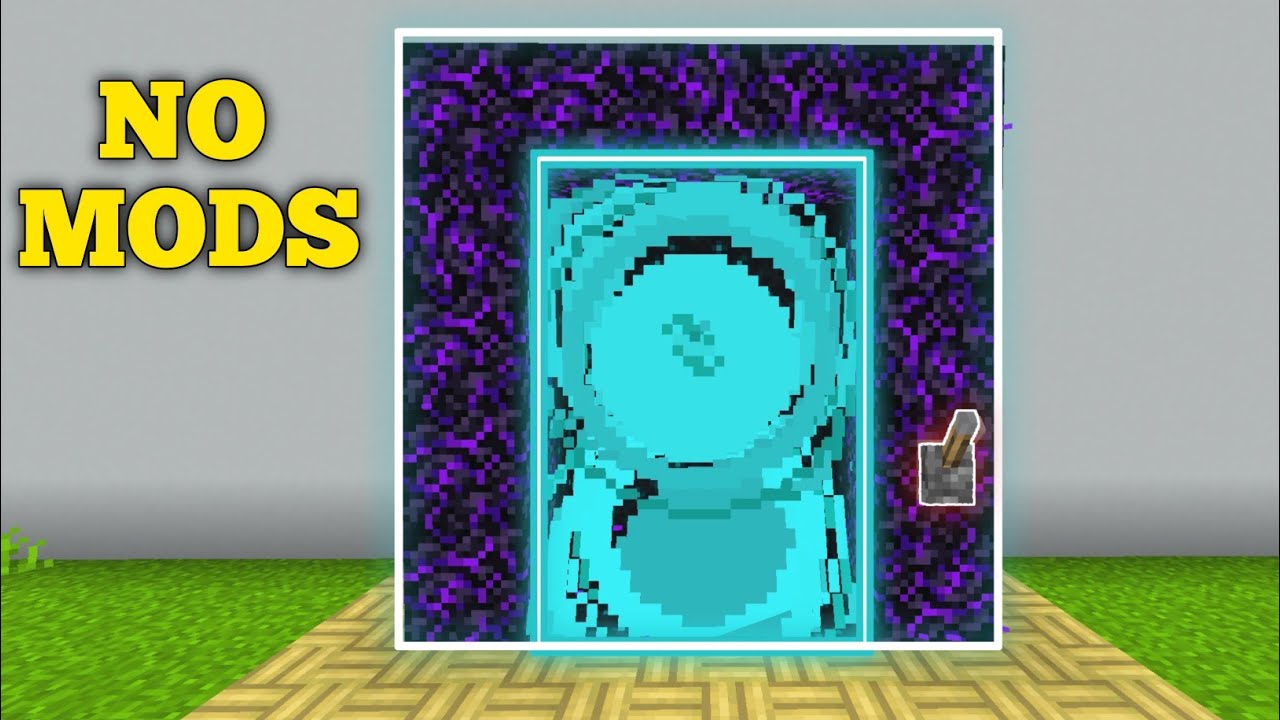 Working Teleporter in Minecraft Bedrock! (No Mods) - YouTube