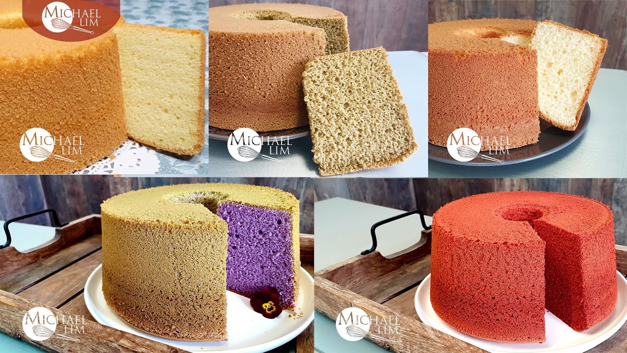 Chiffon Cake Compilation / My 5 Favourite Chiffon Cake Recipes - YouTube