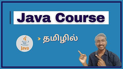 Java full course for beginners Tamil - YouTube
