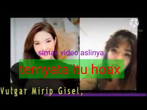 video syur mirip gisele ternyata hoax😂