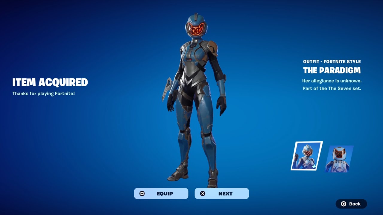 How To Get The Paradigm Skin For FREE! (Fortnite) - YouTube