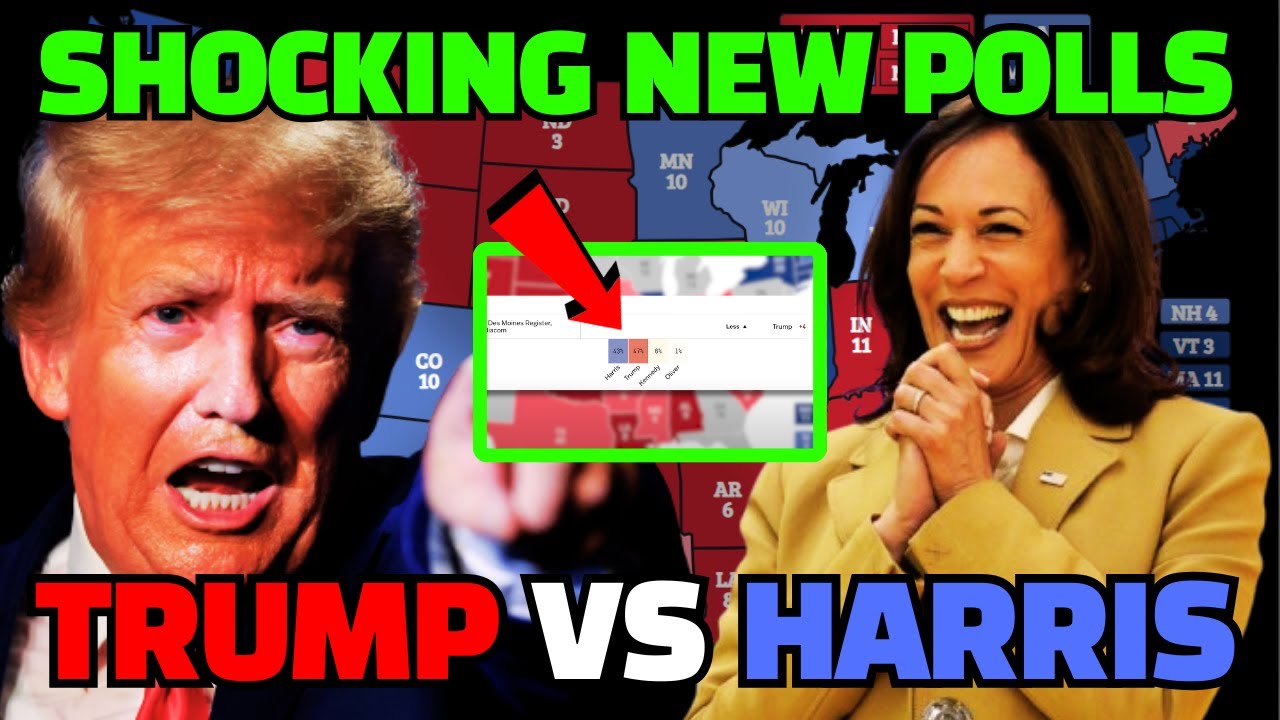 UPDATED 2024 Election Map REVEALS the Latest State Polling Data - YouTube