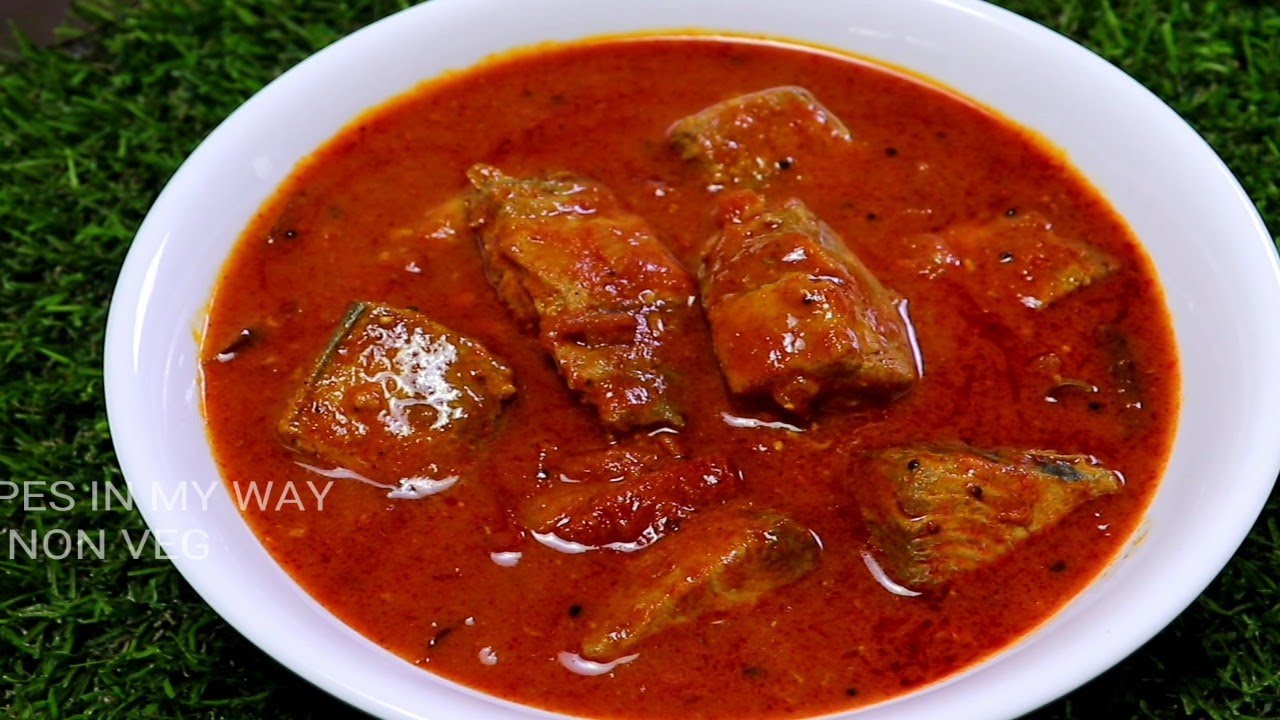 FISH CURRY - TUNA FISH CURRY - மீன் குழம்பு - KERALA FISH CURRY - சூர ...