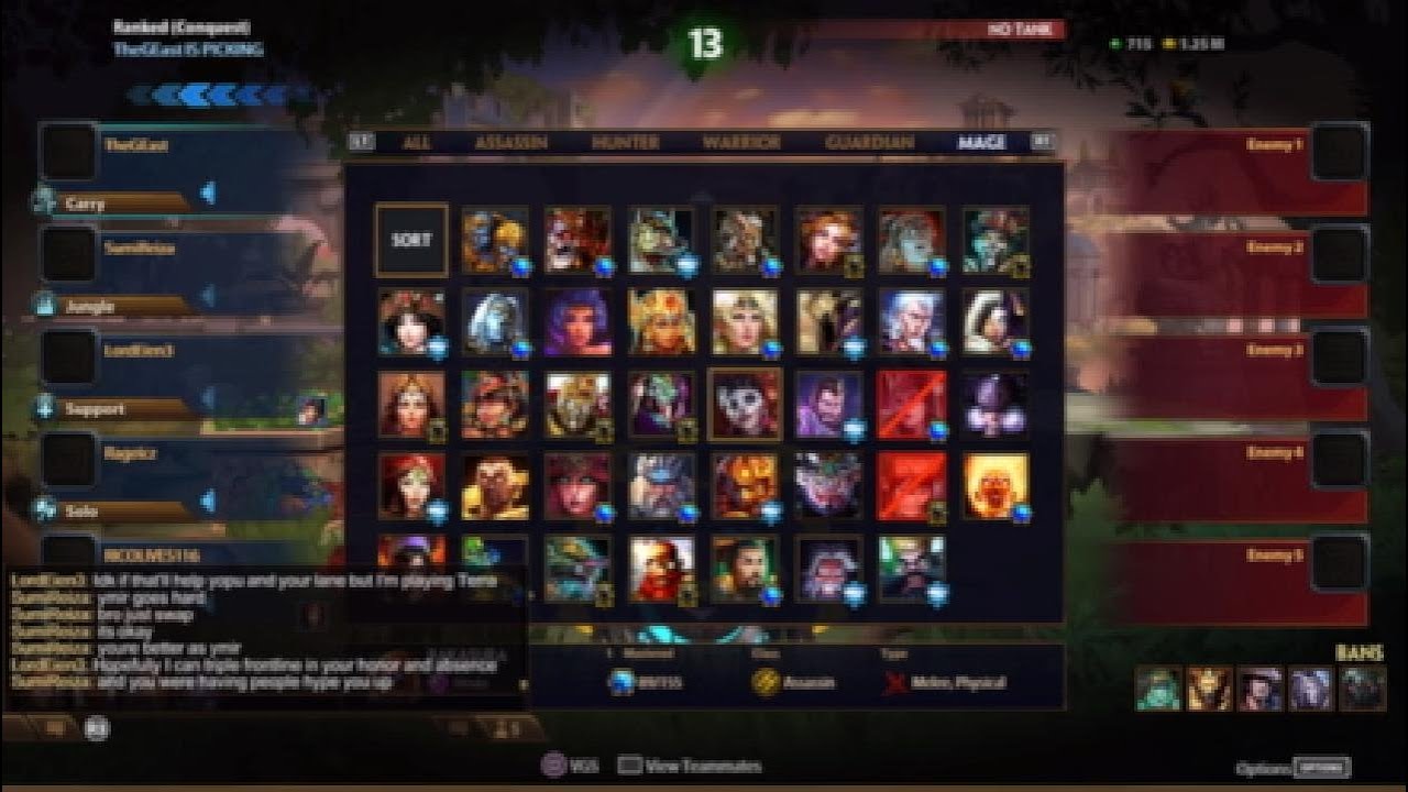 Smite 1 Diamond Rank Conquest | Teammates Arguing BEFORE Game Starts ...