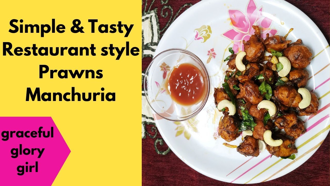 PRAWNS MANCHURIA | Restaurant Style Prawns Manchuria | Quick,Simple ...