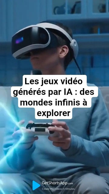 Les jeux vidéo générés par IA : des mondes infinis à explorer - YouTube