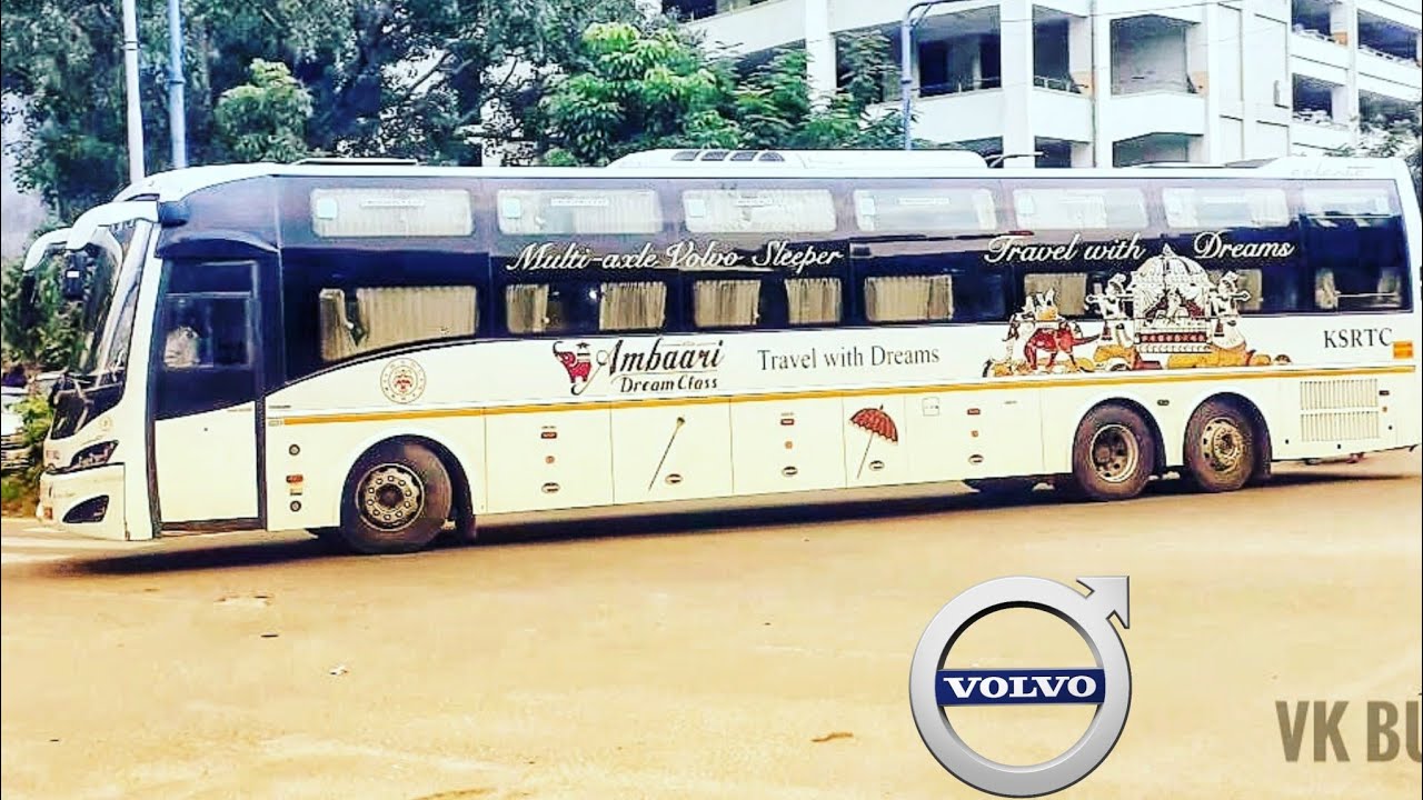 KSRTC VOLVO AMBARI DREAM CLASS BUS FANNING IN BENGALURU!!! - YouTube