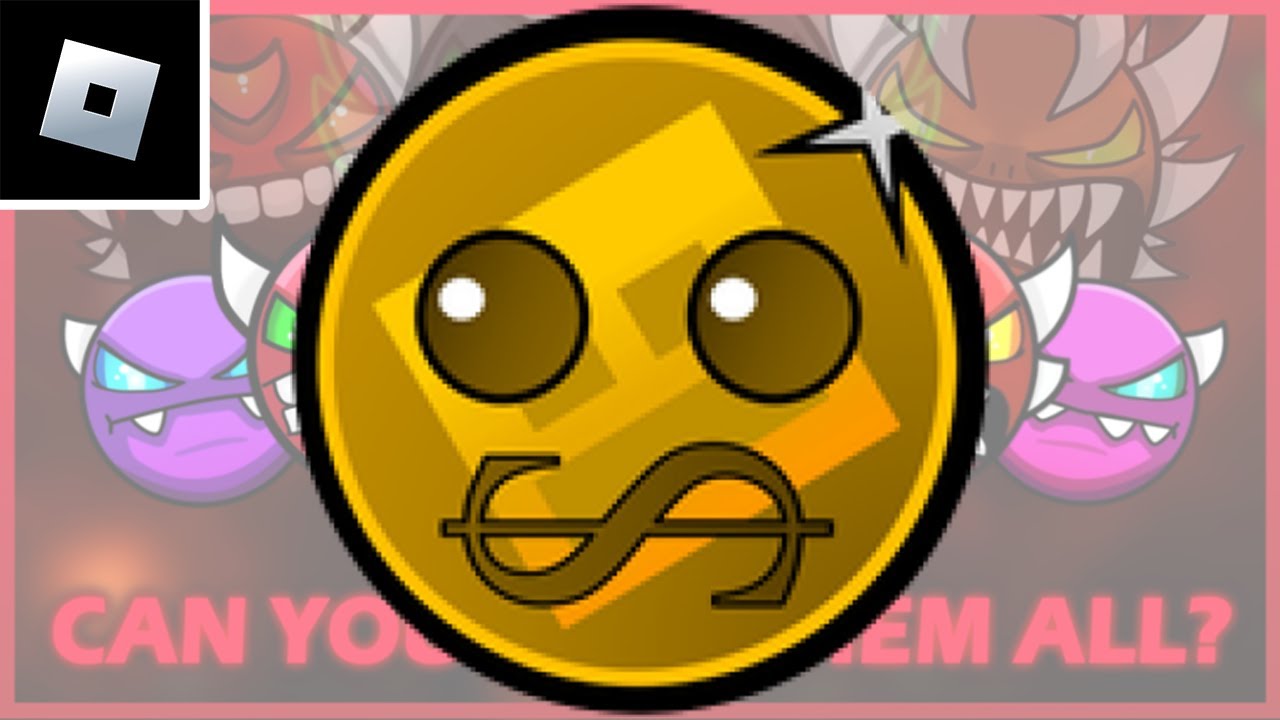 Roblox Find the Geometry Dash Difficulties: how to get "Coiny" badge ...