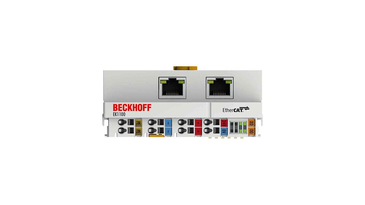 Beckhoff EK1100 0050 IO Module - YouTube