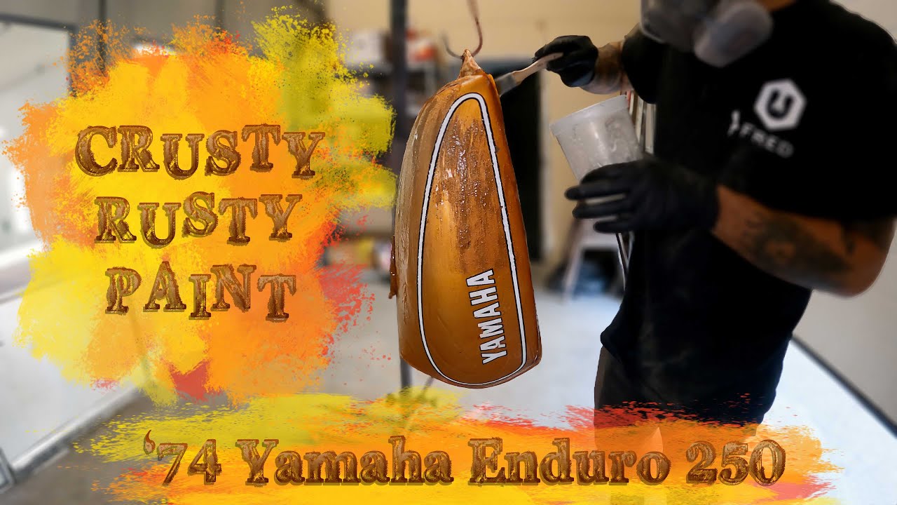 Restoring a Vintage Yamaha Gas & Oil Tank | Dent Repair & Paint - YouTube