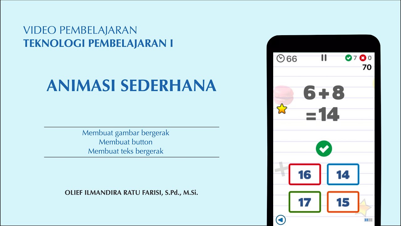 Animasi Sederhana - YouTube