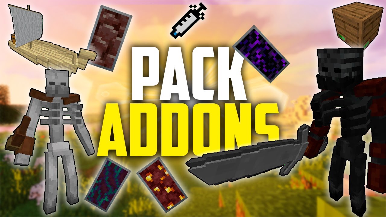 👉PACK de 21 ADDONS para Minecraft BE 1.14 o 1.15 y 1.16 - YouTube