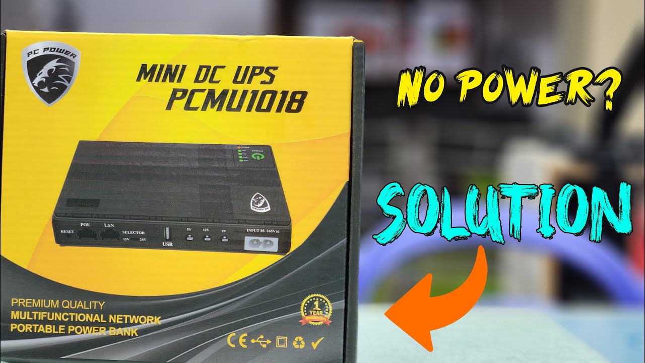 STOP Wasting Money! This Mini UPS is the GAME CHANGER!!!! - YouTube