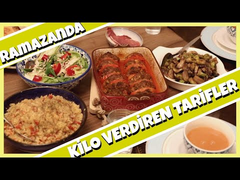 Ramazanda Kilo Verdiren Sağlıklı İftar ve Sahur Menüsü + Tatlı Bonusu