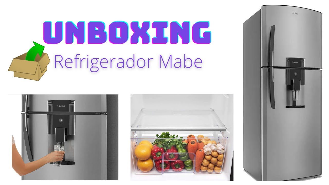 refrigerador Mabe Modelo RME360FG unboxing 😱👍🏻 #unboxing - YouTube