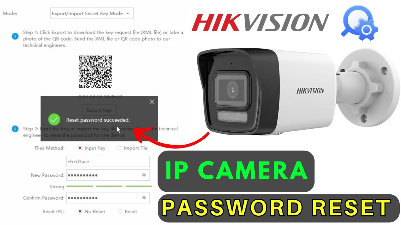 How to Reset Hikvision IP Camera Password Using SADP Tool | Step by ...