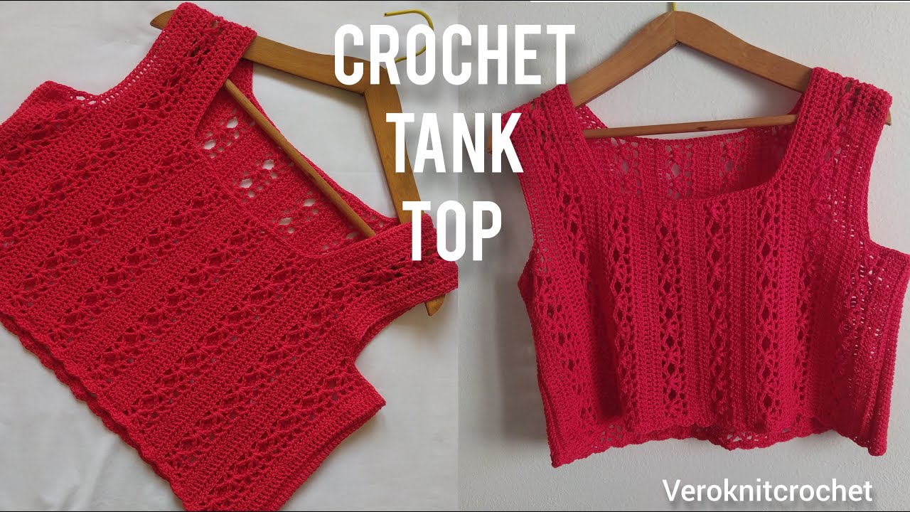 Crochet Tank Top | Crochet Tutorial - YouTube